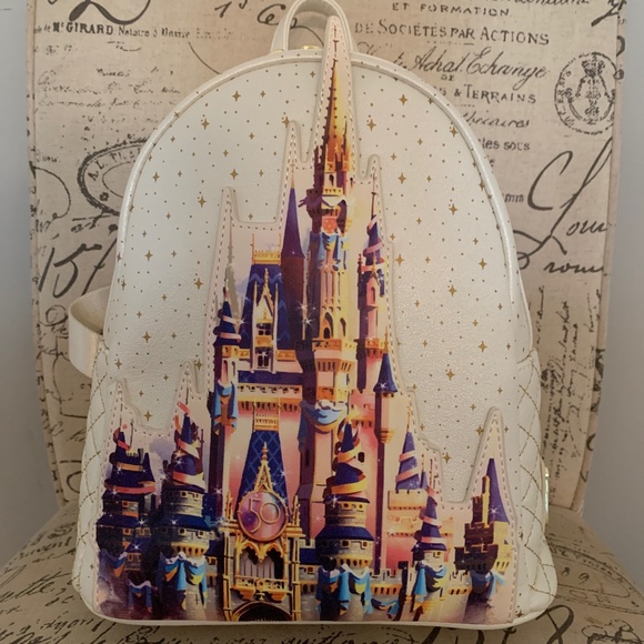 Loungefly | Bags | Loungefly Disney Castle 5th Year Anniversary Mini ...